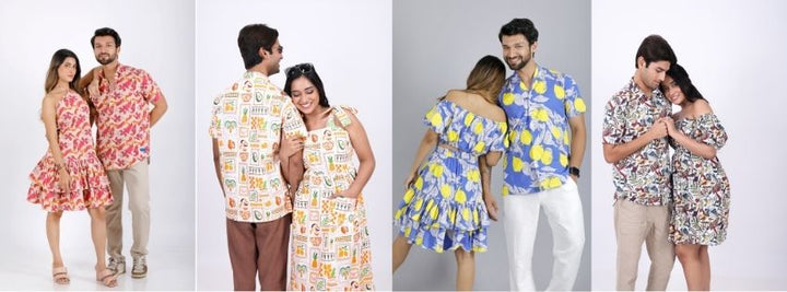 Perfect Couple Same Dress Ideas for Stylish Matching Outfits – 15 BUTTONS